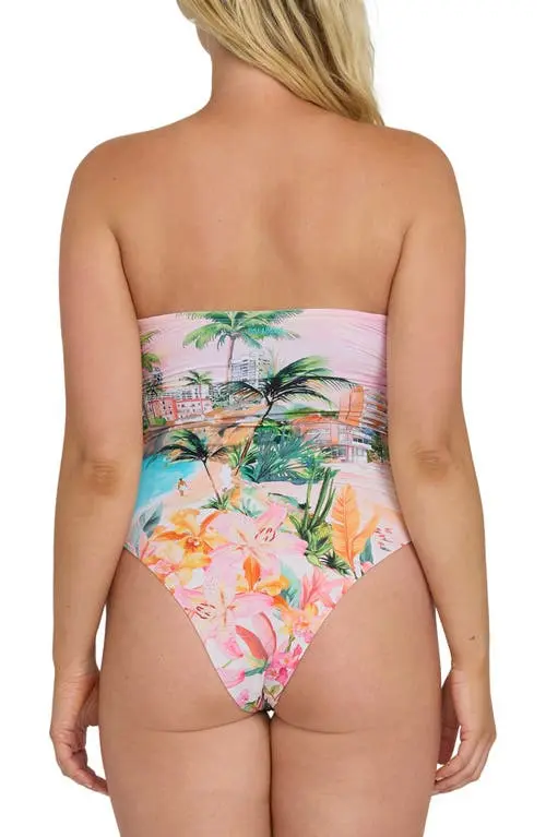 BILLABONG Paradise Sun Tully Strapless One-piece Swimsuit