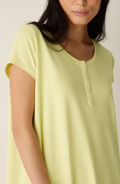 Eileen Fisher Organic Cotton Henley Dress