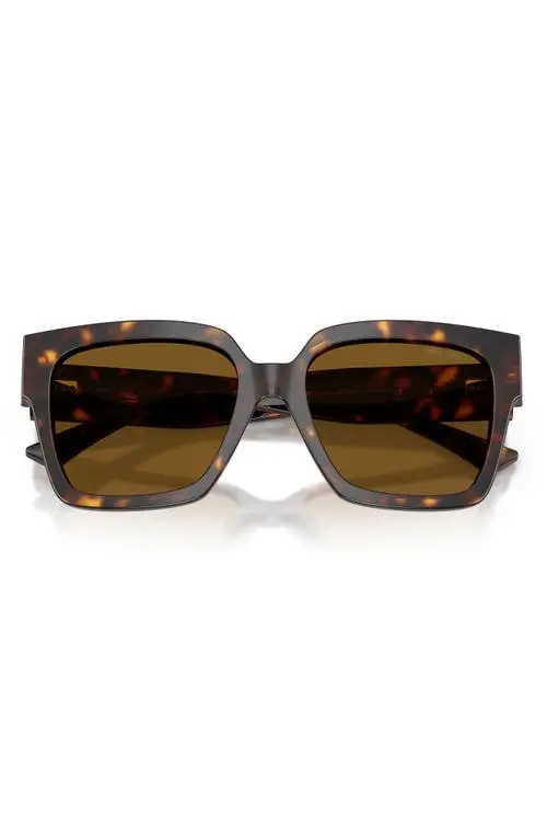 JIMMY CHOO 54mm Polarized Square Sunglasses