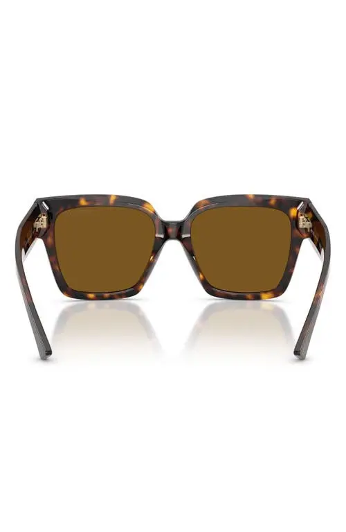 JIMMY CHOO 54mm Polarized Square Sunglasses