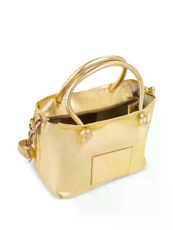 V°73 Logo-patch Tote Bag - Gold
