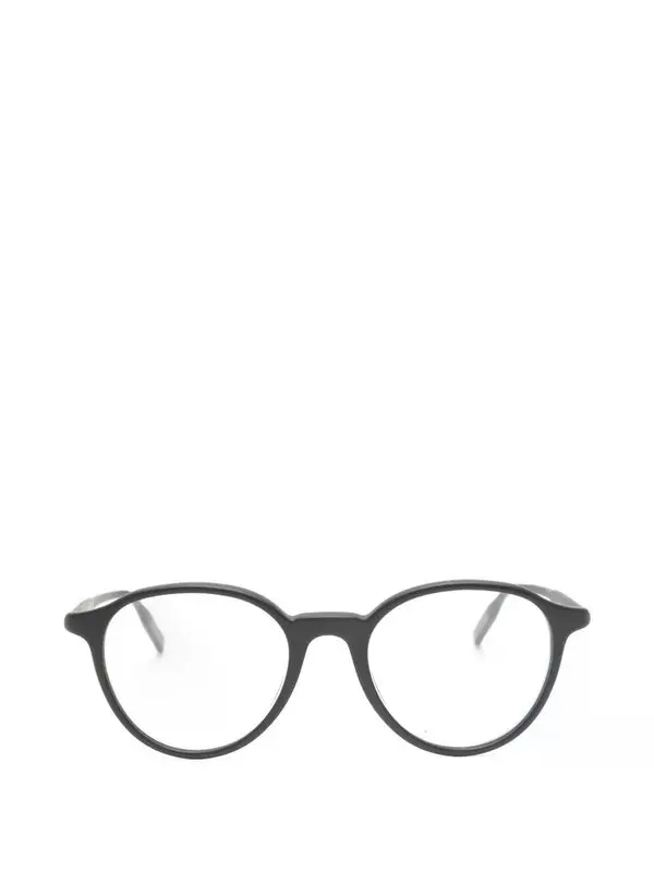 Montblanc Round Frame Eyeglasses - Black