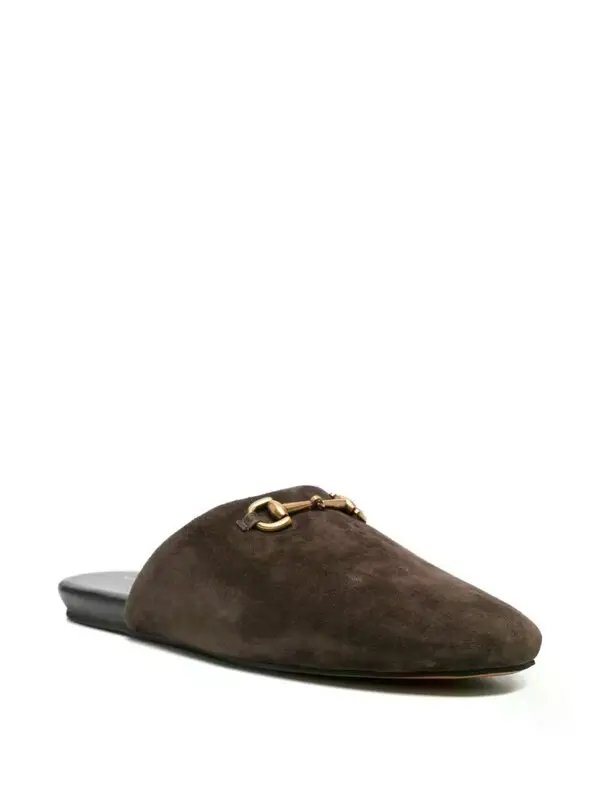 SERGIO MORETTI FIRENZE Suede Flat Mules