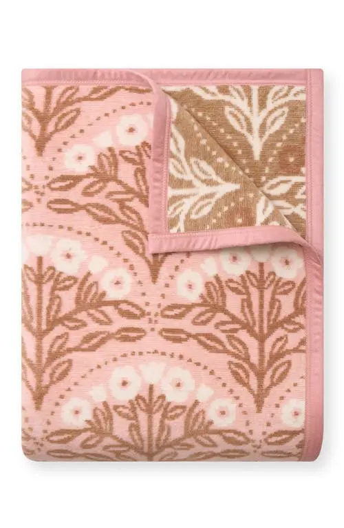 CHAPPYWRAP Georgia Floral Throw Blanket - Pink