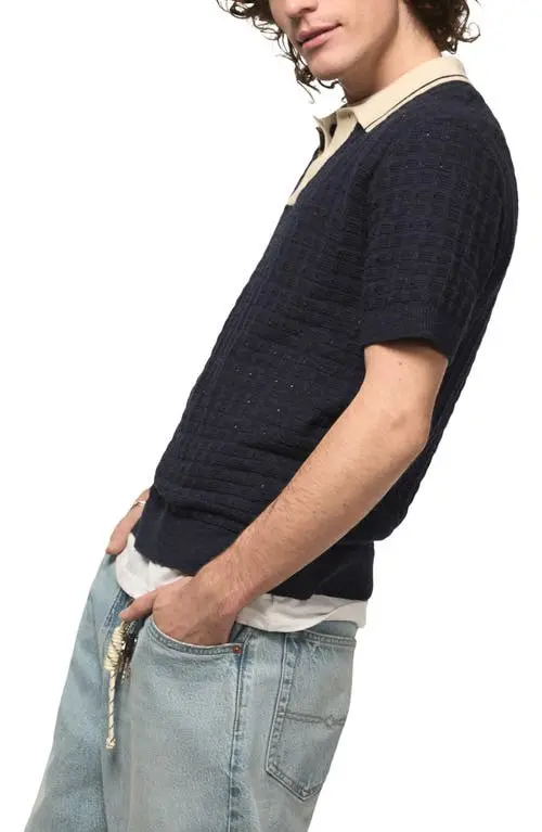 Lucky Brand Contrast Tipped Polo