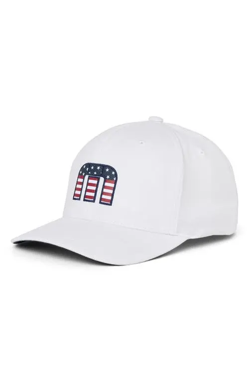 Travis Mathew Fitted Baseball Cap - White