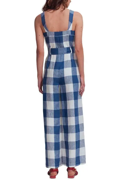 Boden Panelled Bodice Linen Jumpsuit