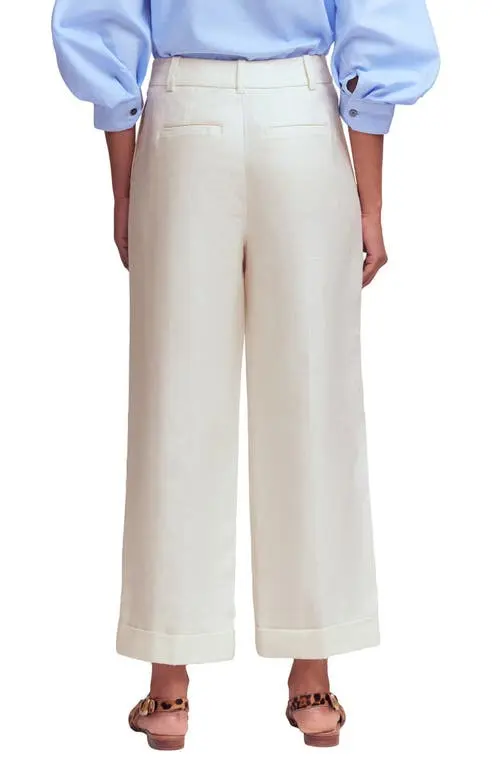 Boden Chiswick Crop Linen Trousers
