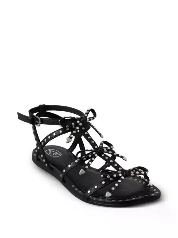 Ash Gladius Studded Sandals - Black