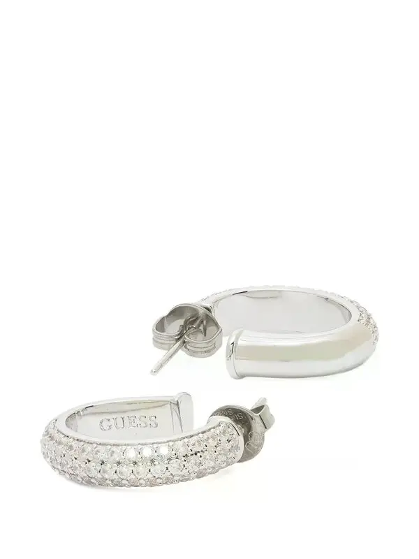 Guess Essenza Embellished Hoop Earrings