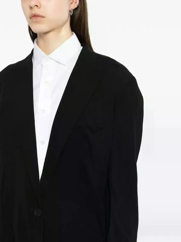 Yohji Yamamoto Single-breasted Notched-lapel Jacket