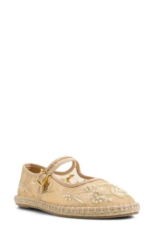 Aldo Mesh Ballerina Flat - Beige