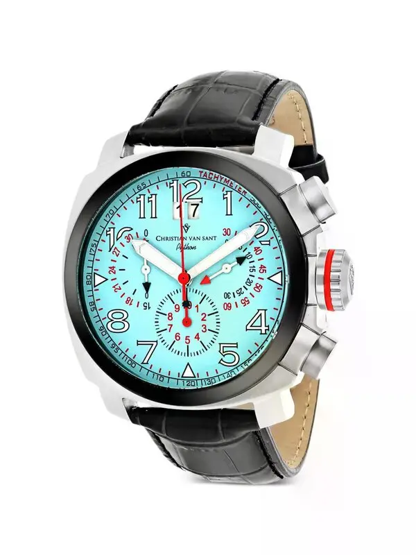 CHRISTIAN VAN SANT Grand Python 48mm Chronograph Watch - Blue