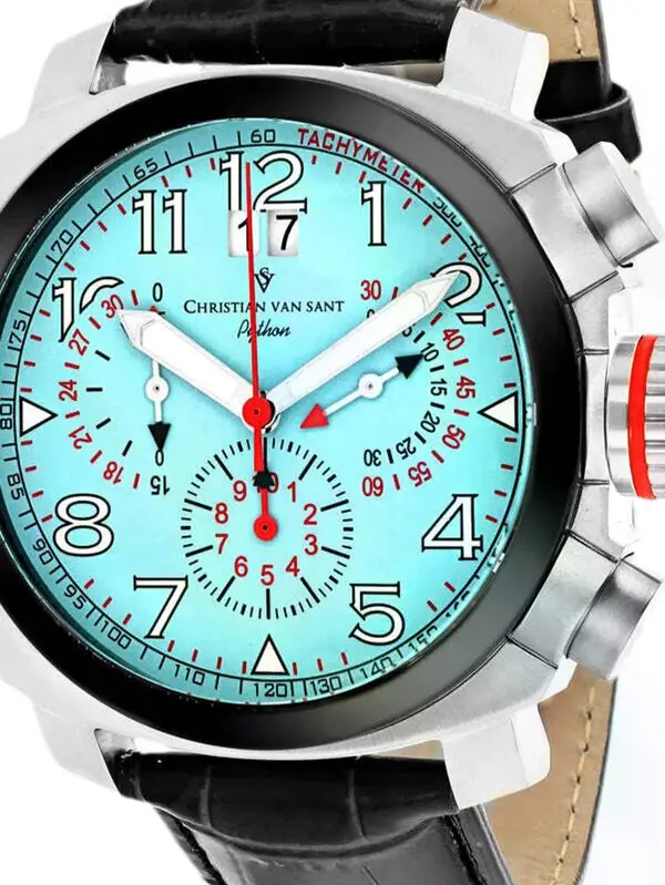 CHRISTIAN VAN SANT Grand Python 48mm Chronograph Watch - Blue