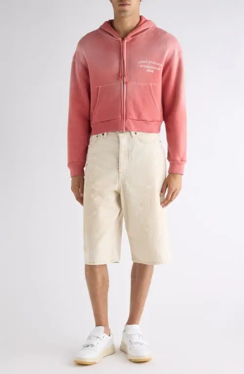 Acne Studios Feida U Sunkissed Crop Zip-up Hoodie