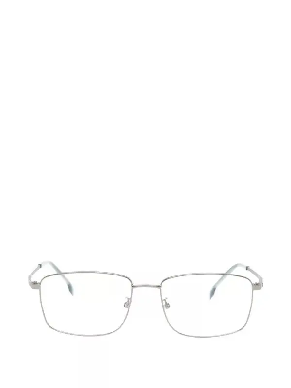 BOSS Rectangle-frame Eyeglasses - Silver