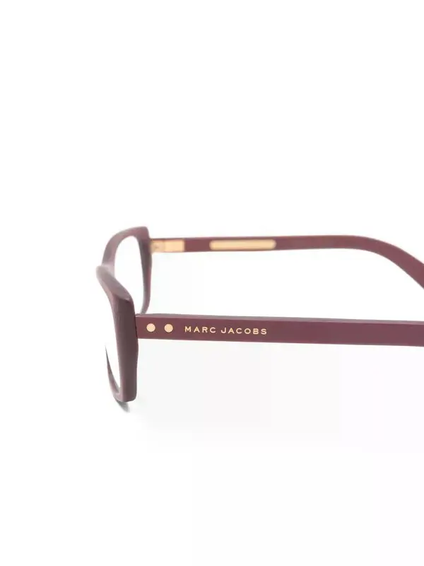 Marc Jacobs Rectangle-frame Glasses - Red