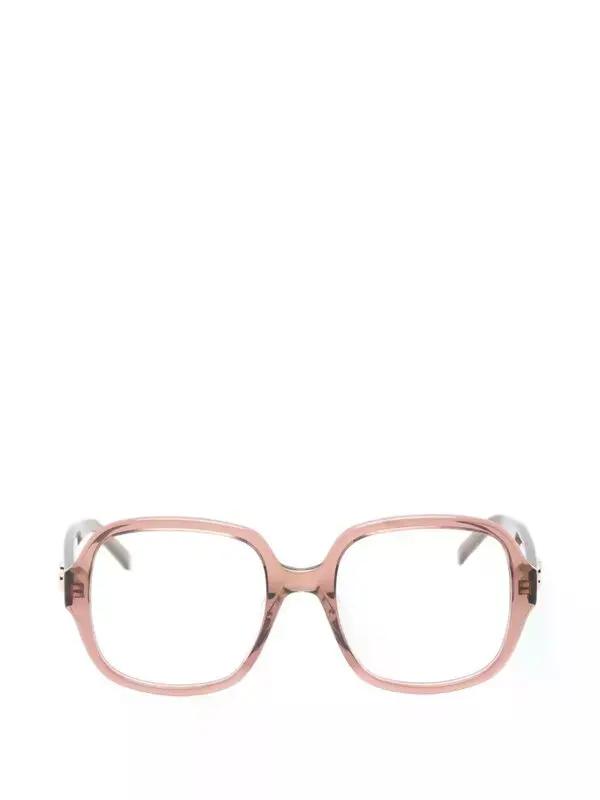 BOSS Square Frame Eyeglasses - Pink