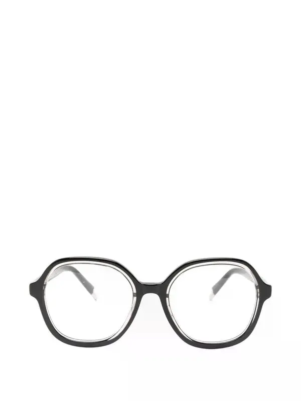 BENETTON Charlotte Round-frame Glasses - Black