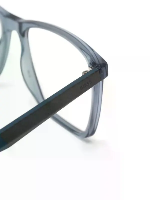 BOSS Square Frame Eyeglasses - Blue