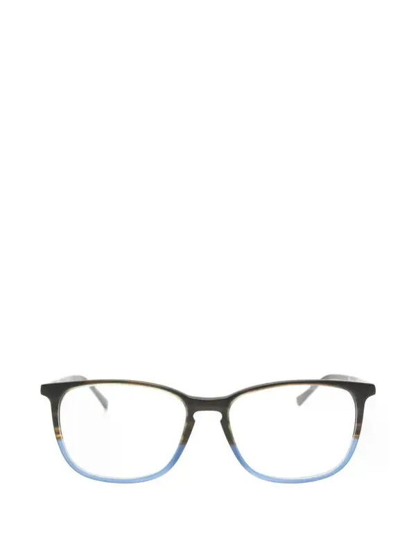 CHARLES STONE Tortoiseshell-effect Rectangle-frame Glasses