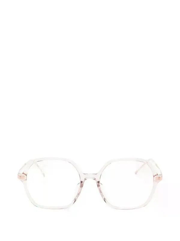 BOSS Geometric-frame Eyeglasses - Pink