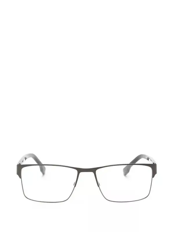 BOSS Rectangle-frame Eyeglasses - Grey