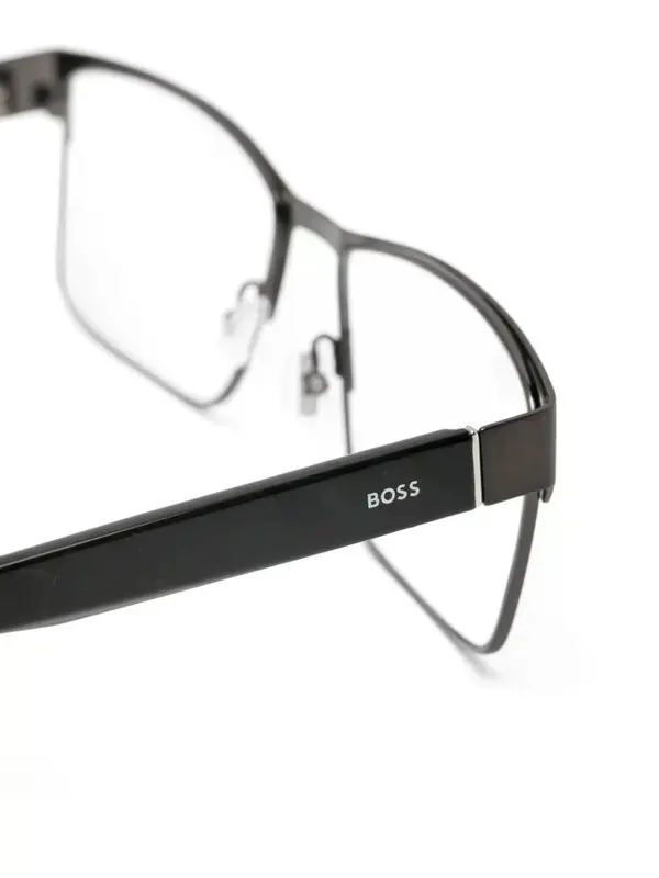 BOSS Rectangle-frame Eyeglasses - Grey