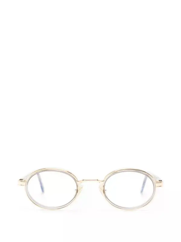 L.g.r Karnak Round-frame Glasses - Gold