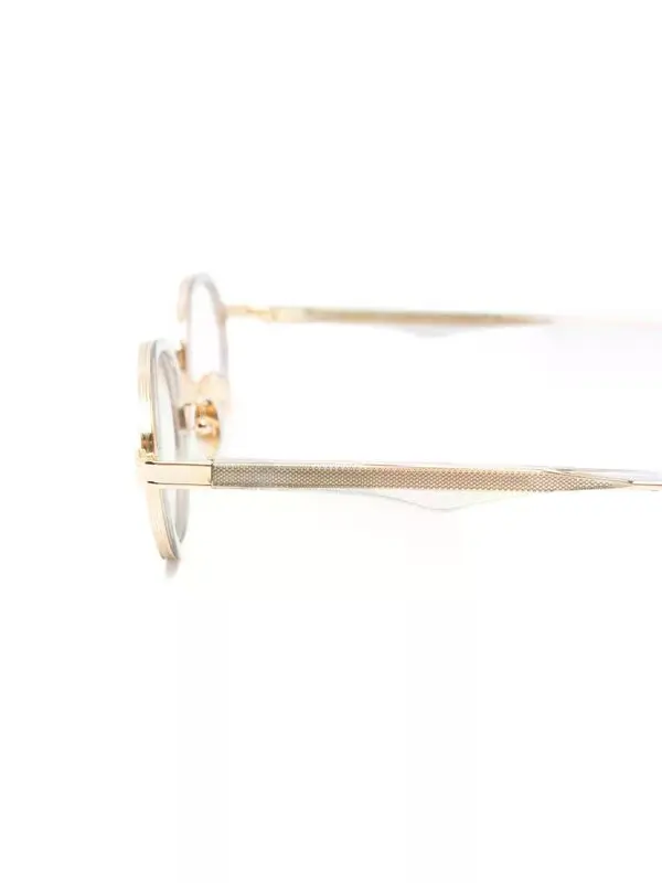 L.g.r Karnak Round-frame Glasses - Gold