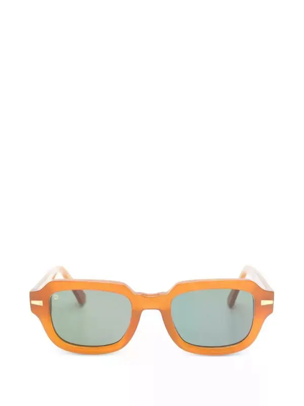 KYME Teo Geometric-frame Sunglasses - Orange