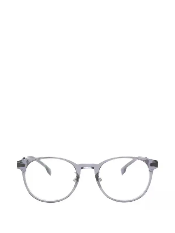 BOSS Round-frame Eyeglasses - Grey