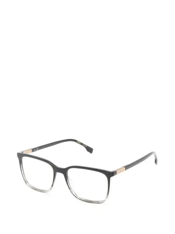 BOSS Square Frame Glasses - Black