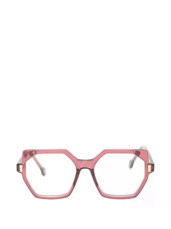 KYME Ines Geometric-frame Glasses - Pink