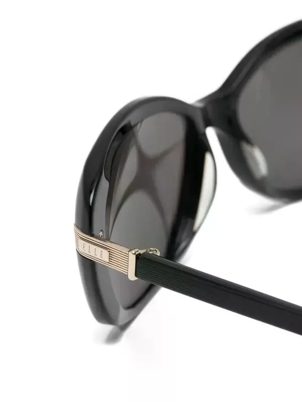 ELLE SUNGLASSES Geometric Frame Sunglasses