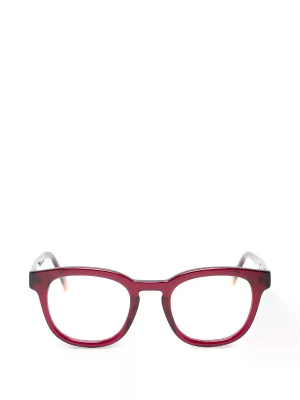 BENETTON Round-frame Glasses - Red
