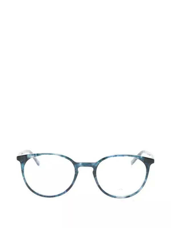 CHARLES STONE Tortoiseshell-effect Round-frame Glasses