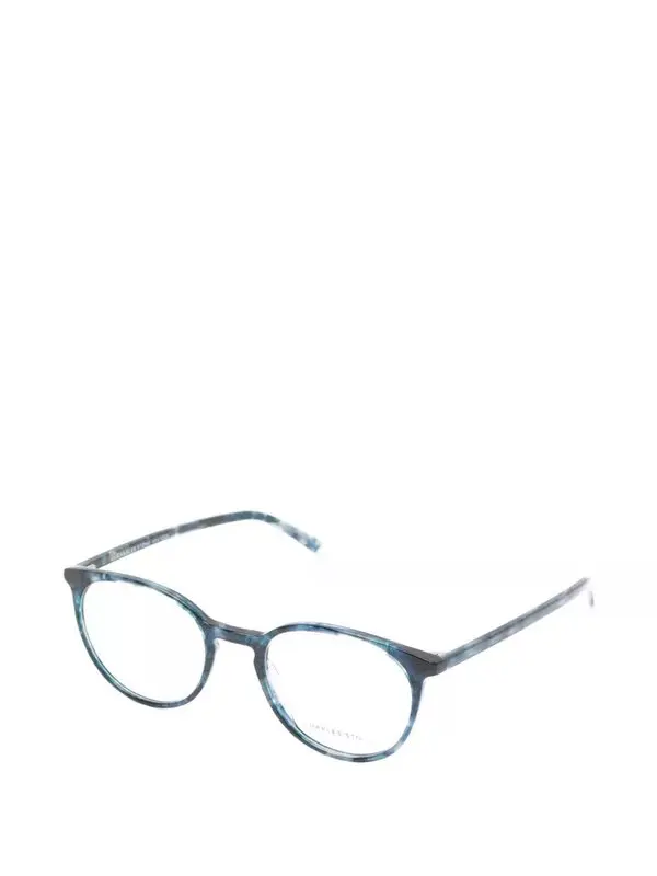 CHARLES STONE Tortoiseshell-effect Round-frame Glasses