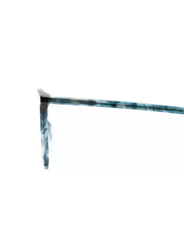 CHARLES STONE Tortoiseshell-effect Round-frame Glasses