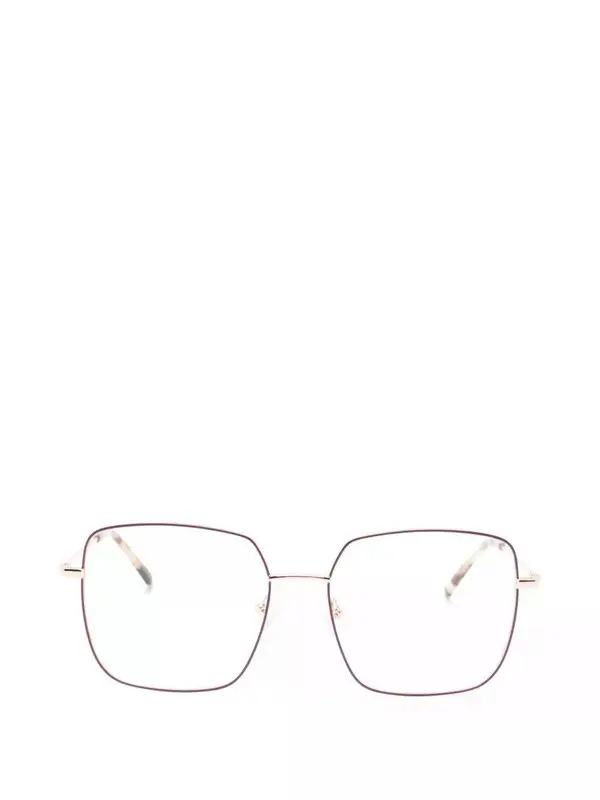 CHARLES STONE Square Frame Eyeglasses - Red
