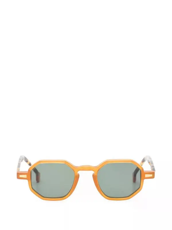 KYME Rio Geometric Sunglasses - Orange
