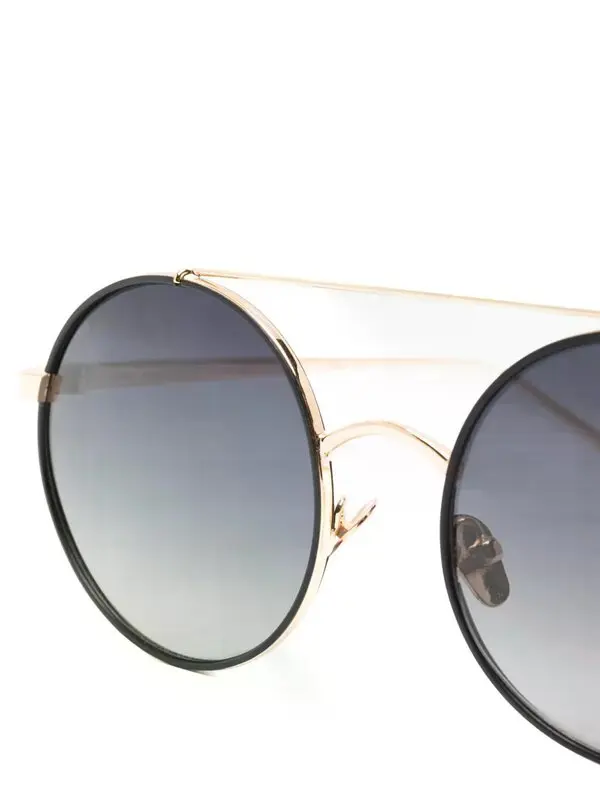 ALEXANDER WINTSCH Double-bridge Round-frame Sunglasses