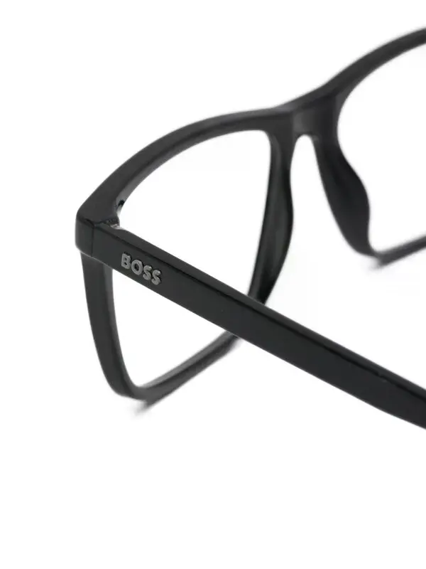 BOSS Square Frame Eyeglasses - Black