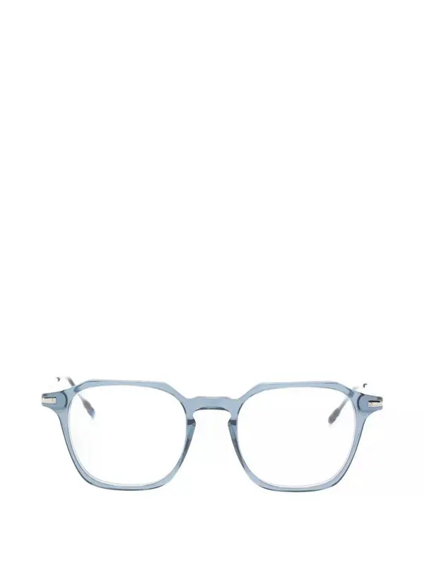 KYME Dimitri Geometric-frame Glasses - Blue