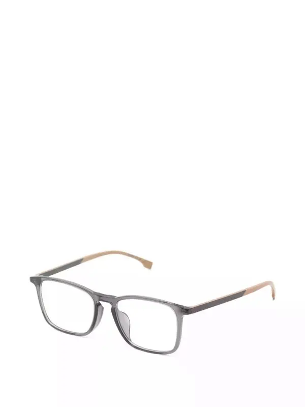 BOSS Rectangle-frame Glasses - Grey