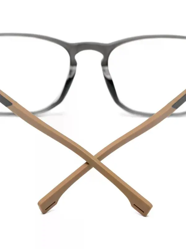 BOSS Rectangle-frame Glasses - Grey