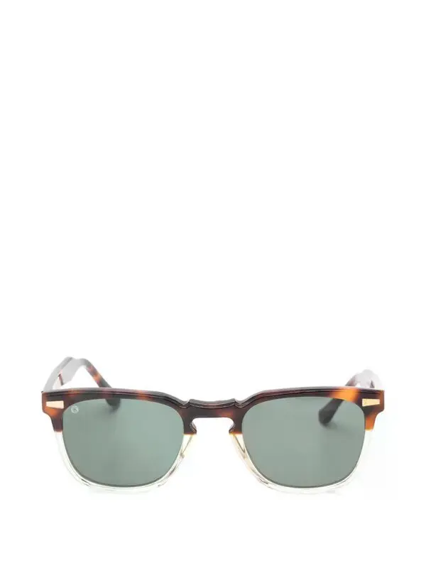 KYME Ethan Square-frame Sunglasses - Brown