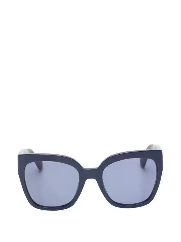 Longchamp Logo-plaque Sunglasses - Blue