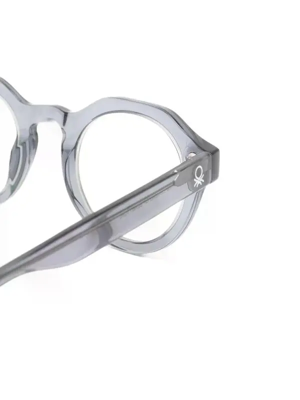 BENETTON Theodore Round-frame Glasses - Grey