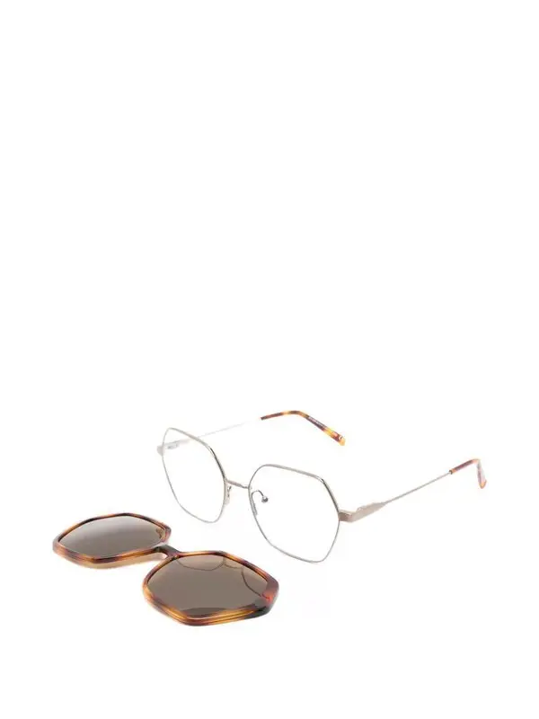 99 JOHN ST. Geometric Clip-on Glasses